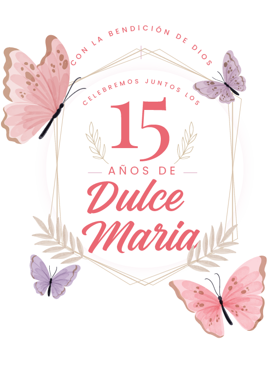 Quinceañera Dulce Maria 136 - Memoriesinvitations